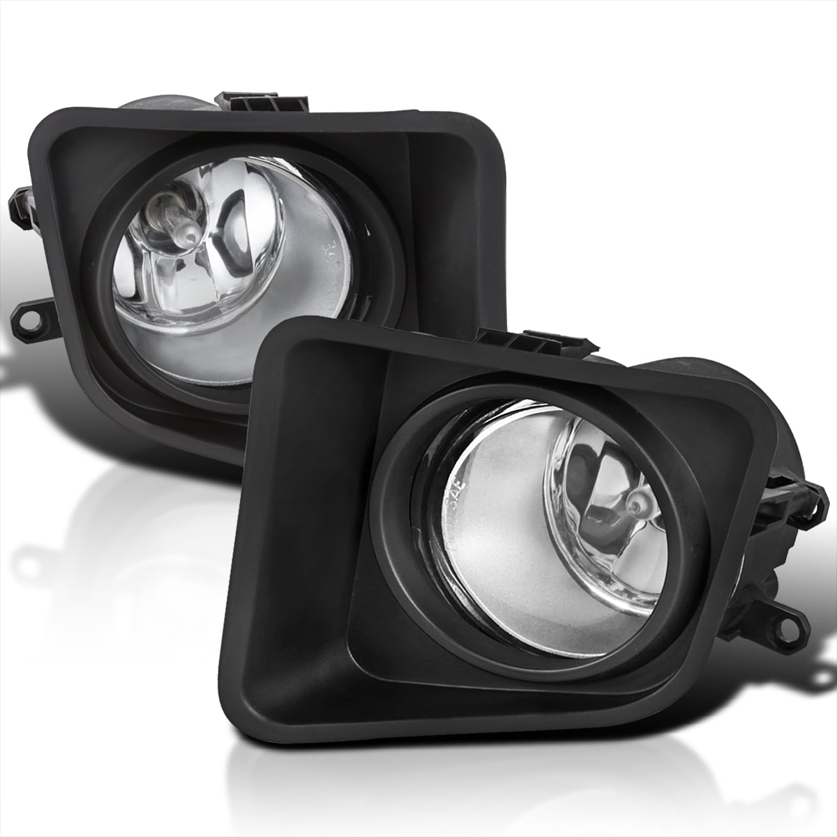 Spec-D Tuning Clear Driving Fog Lights + Bulbs + Switch Compatible with ...