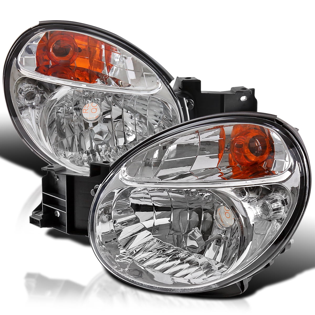 Spec-D Tuning Clear Headlights Compatible with 2002-2003 Subaru Impreza ...