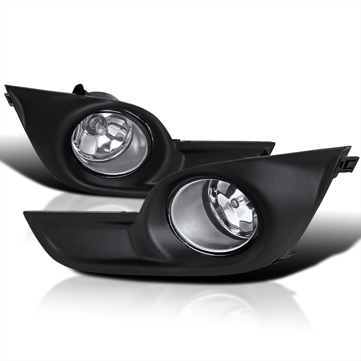 Spec-D Tuning Clear Lens Fog Lights + H11 Bulbs + Switch Included ...