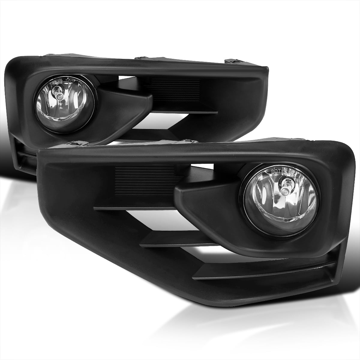 Spec-D Tuning Clear Lens Fog Lights + H11 Bulbs + Switch Included ...