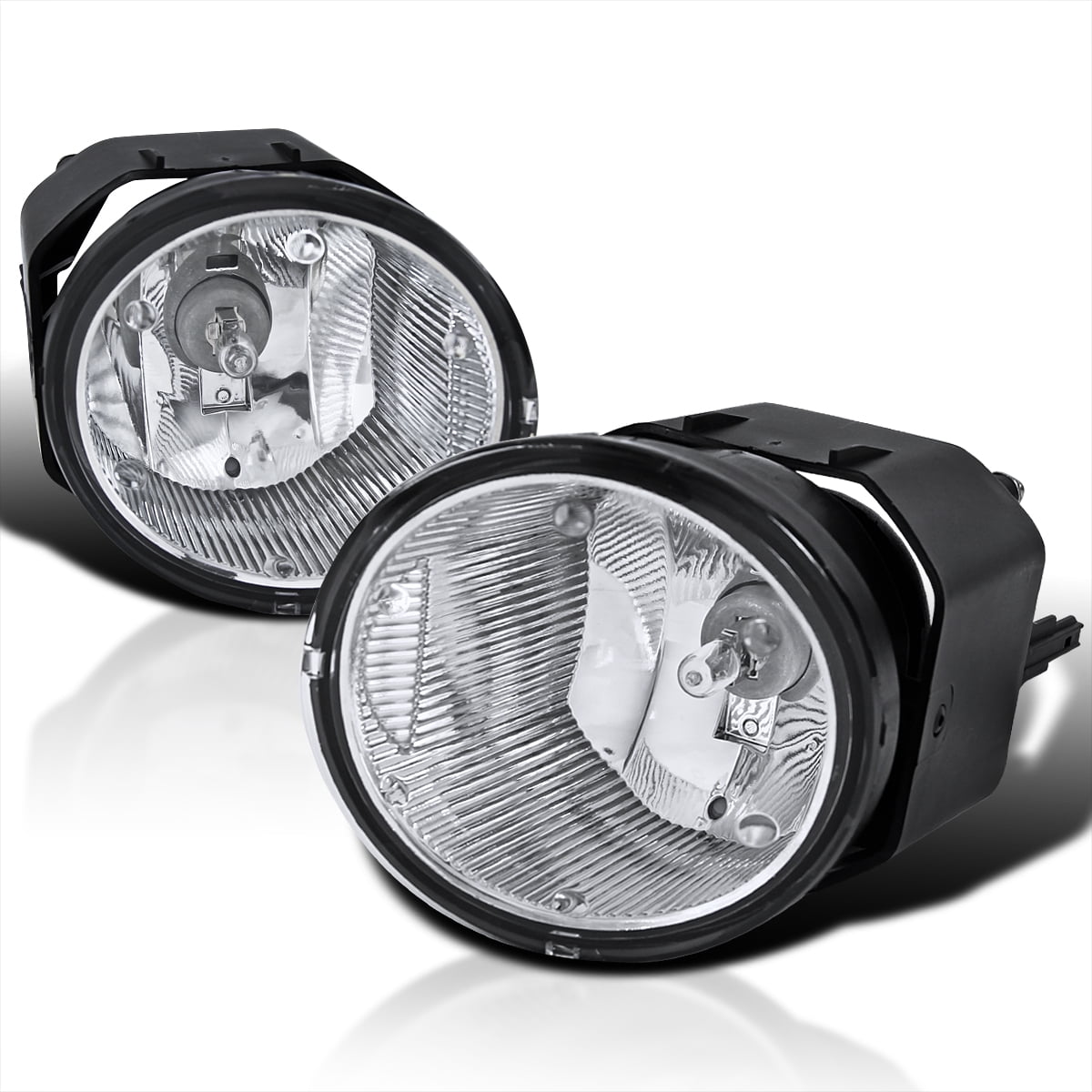 Spec-D Tuning Clear Lens Fog Lights + H3 Bulbs Included Compatible with ...