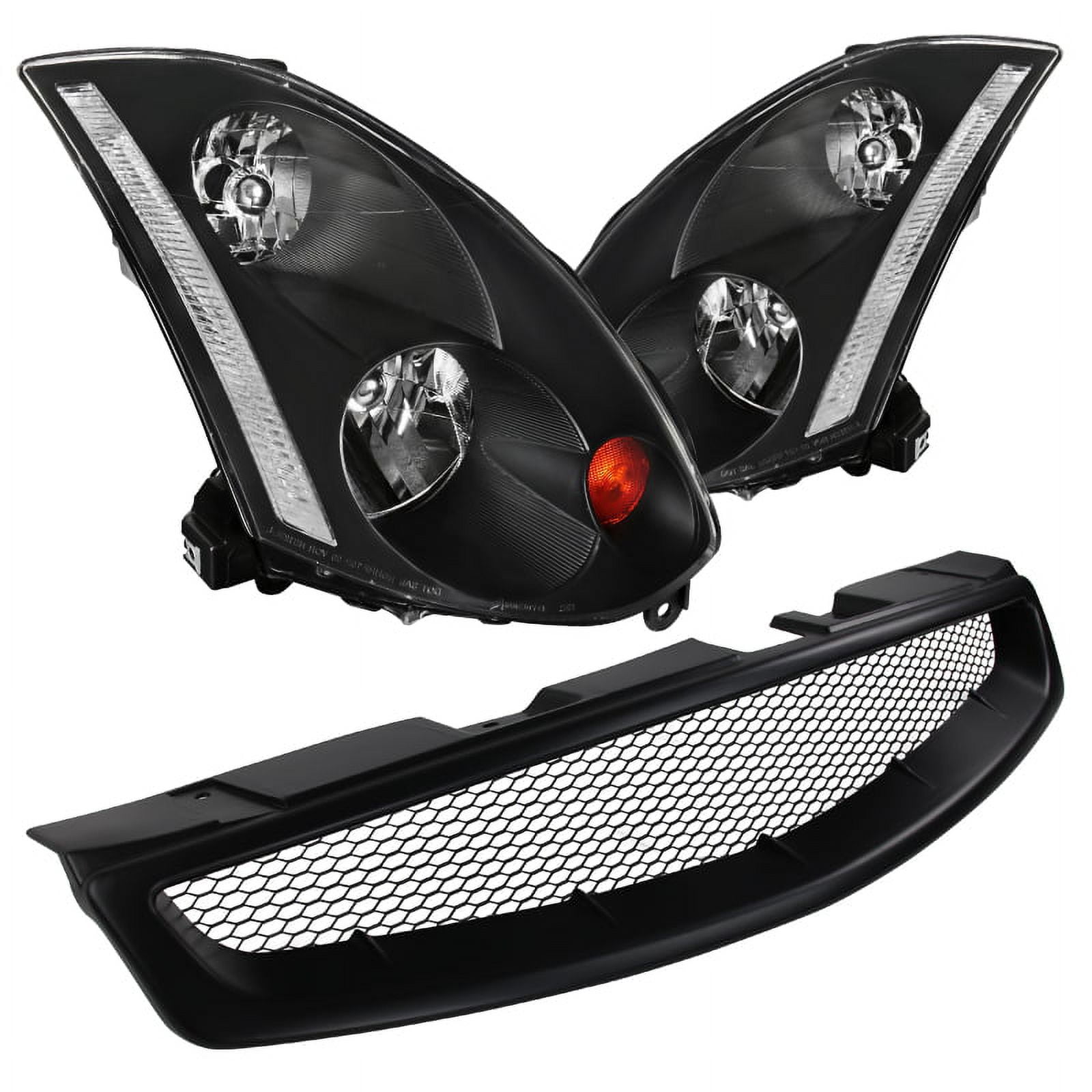 Spec-D Tuning Compatible with 2003-2005 Infiniti G35 Coupe 2Dr Black ...