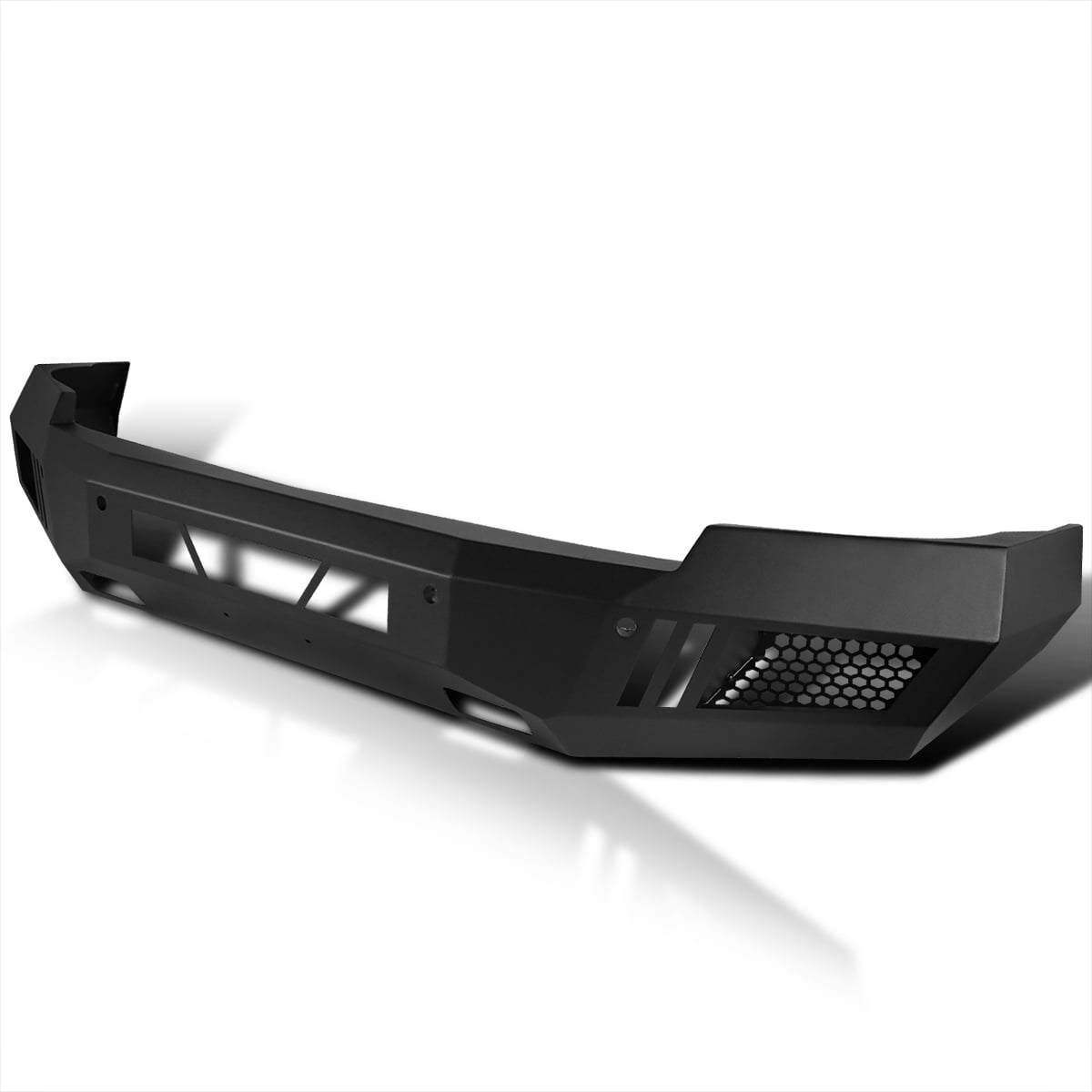 Spec-D Tuning Front Bumper Matt Black Heavy Duty Compatible with 2014 ...