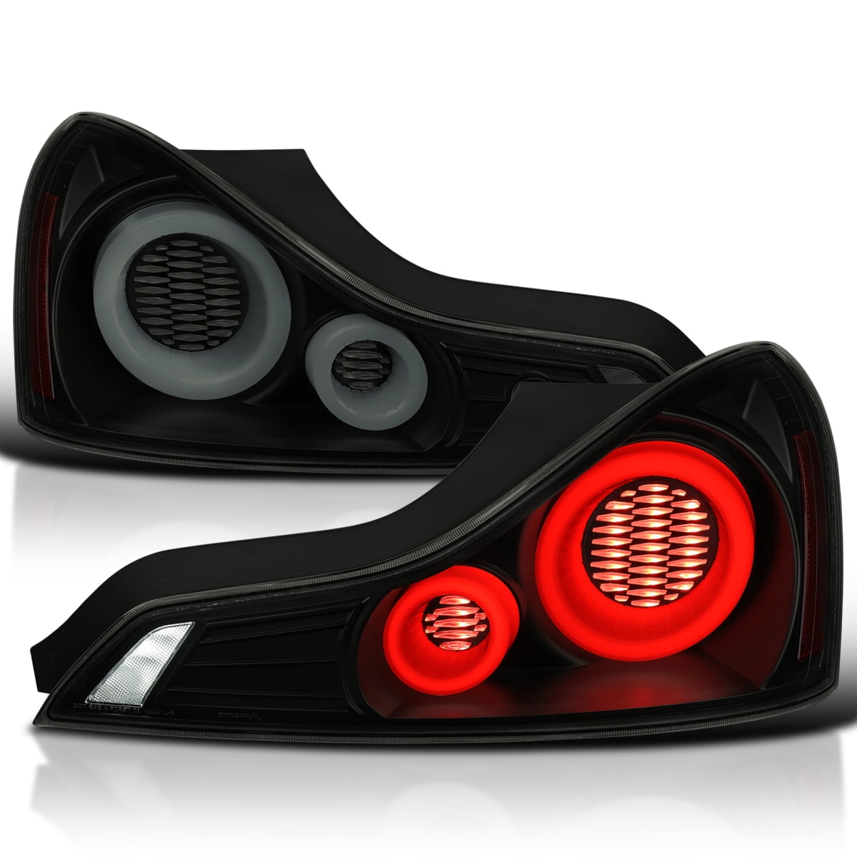 Spec-D Tuning Full LED Black Smoke Tail Lights w/ Sequential Turn ...
