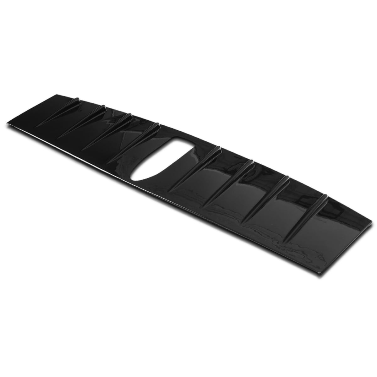 Spec-D Tuning Glossy Black ABS Shark Fin Vortex Generator Compatible ...