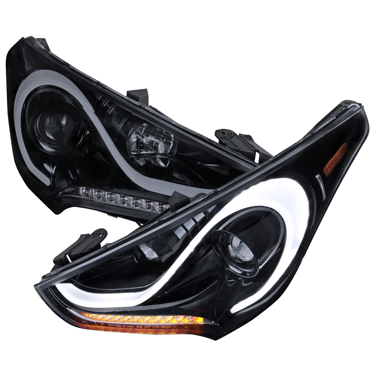 Spec-D Tuning 2012-2017 Hyundai Veloster LED Projector Headlights ...