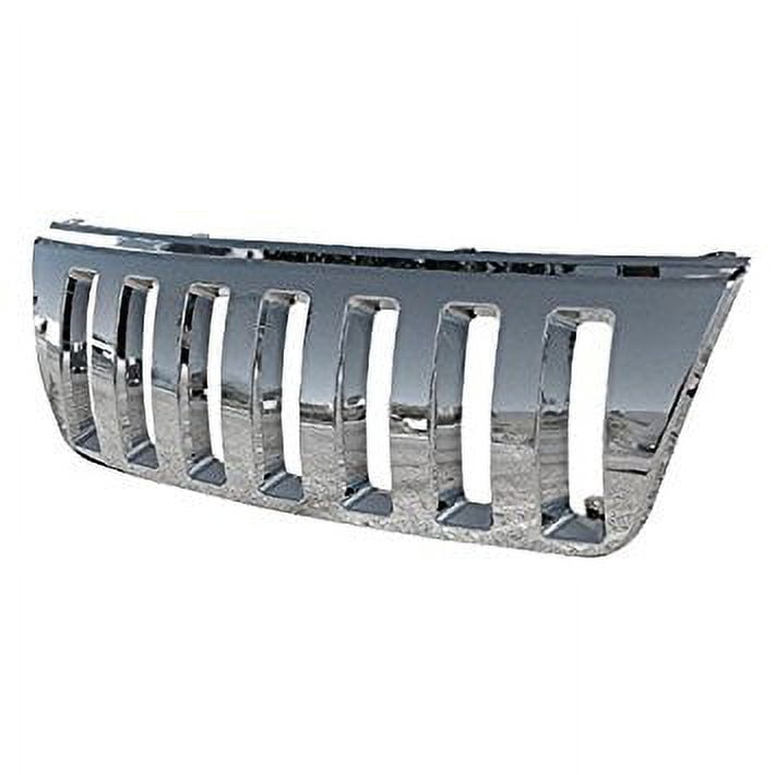 Spec-D Tuning Chrome Vertical Front Grill for Jeep Grand Cherokee ...