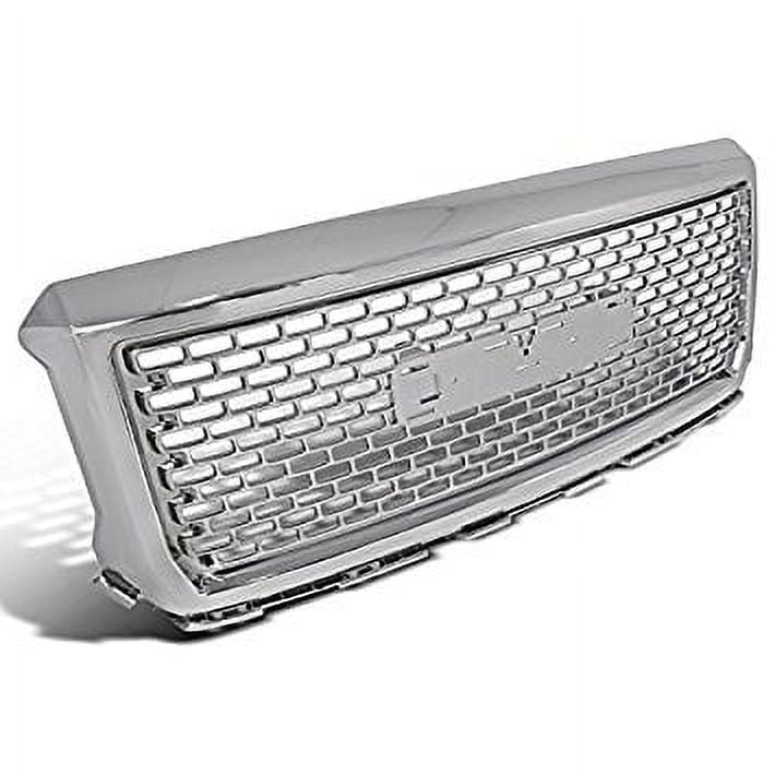 Spec-D Tuning HG-GMC14C-GL GMC Sierra Chrome Round Hole Style Front ...