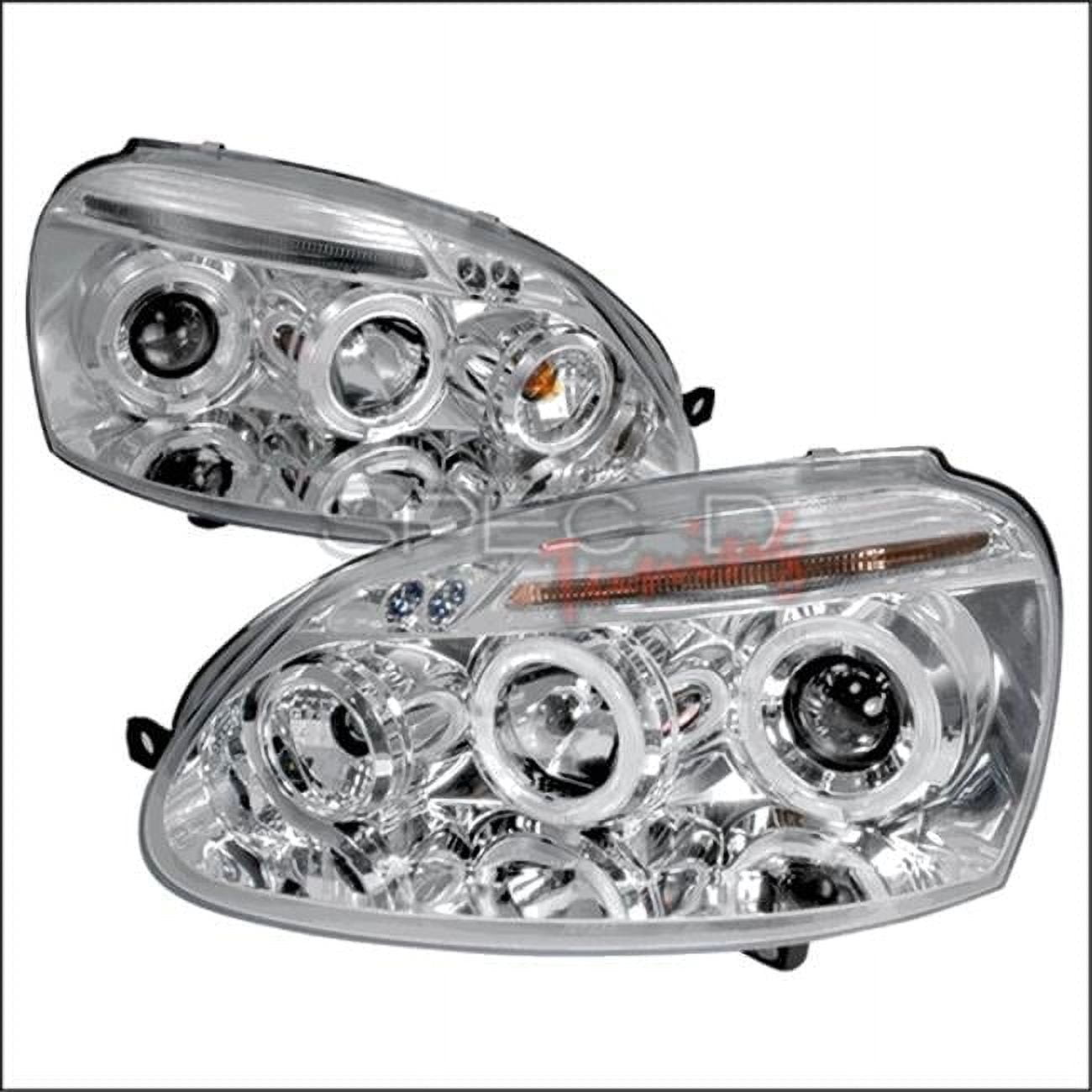 Spec-D Tuning Halo LED Projector Headlight for 06 to 08 Volkswagen Golf ...