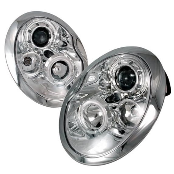 Spec-D Tuning Halo LED Projector Headlights for 02 to 05 Mini Cooper ...