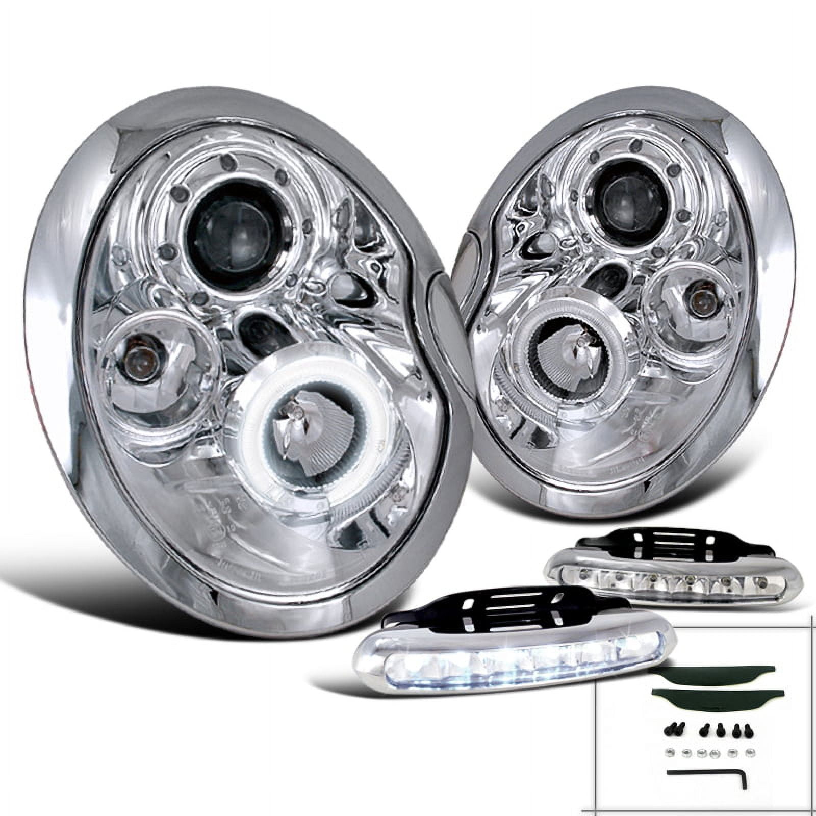 Spec-D Tuning Halo Projector Headlights+LED Fog Lamp Left + Right Pair ...