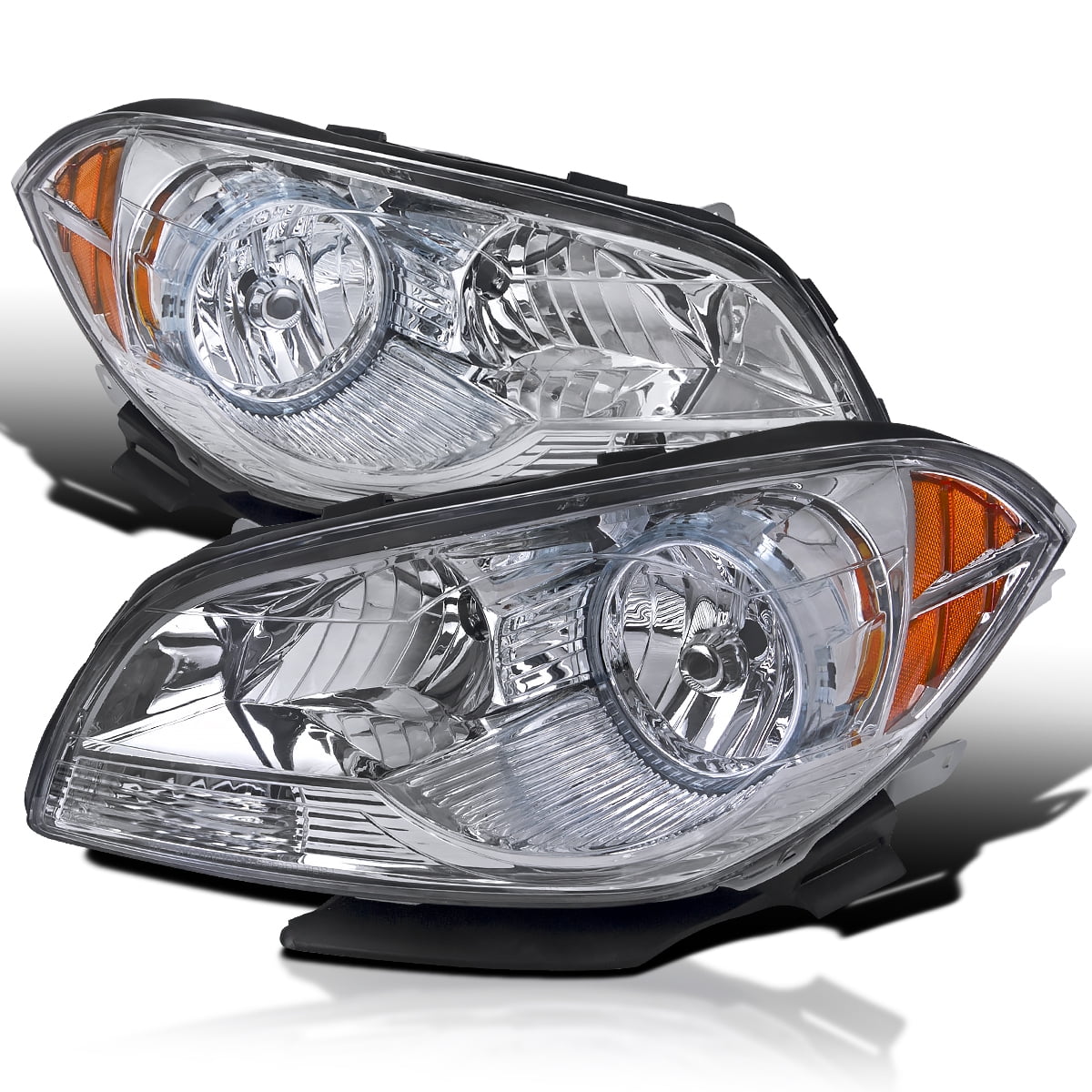 Spec-D Tuning Chrome Replacement Headlights Compatible with 2008-2012 ...