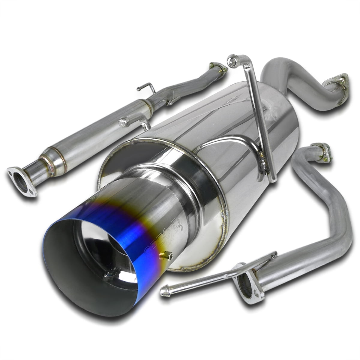 Spec-D Tuning Jdm 4" Tip Catback Muffler Compatible with 1994-2001 ...