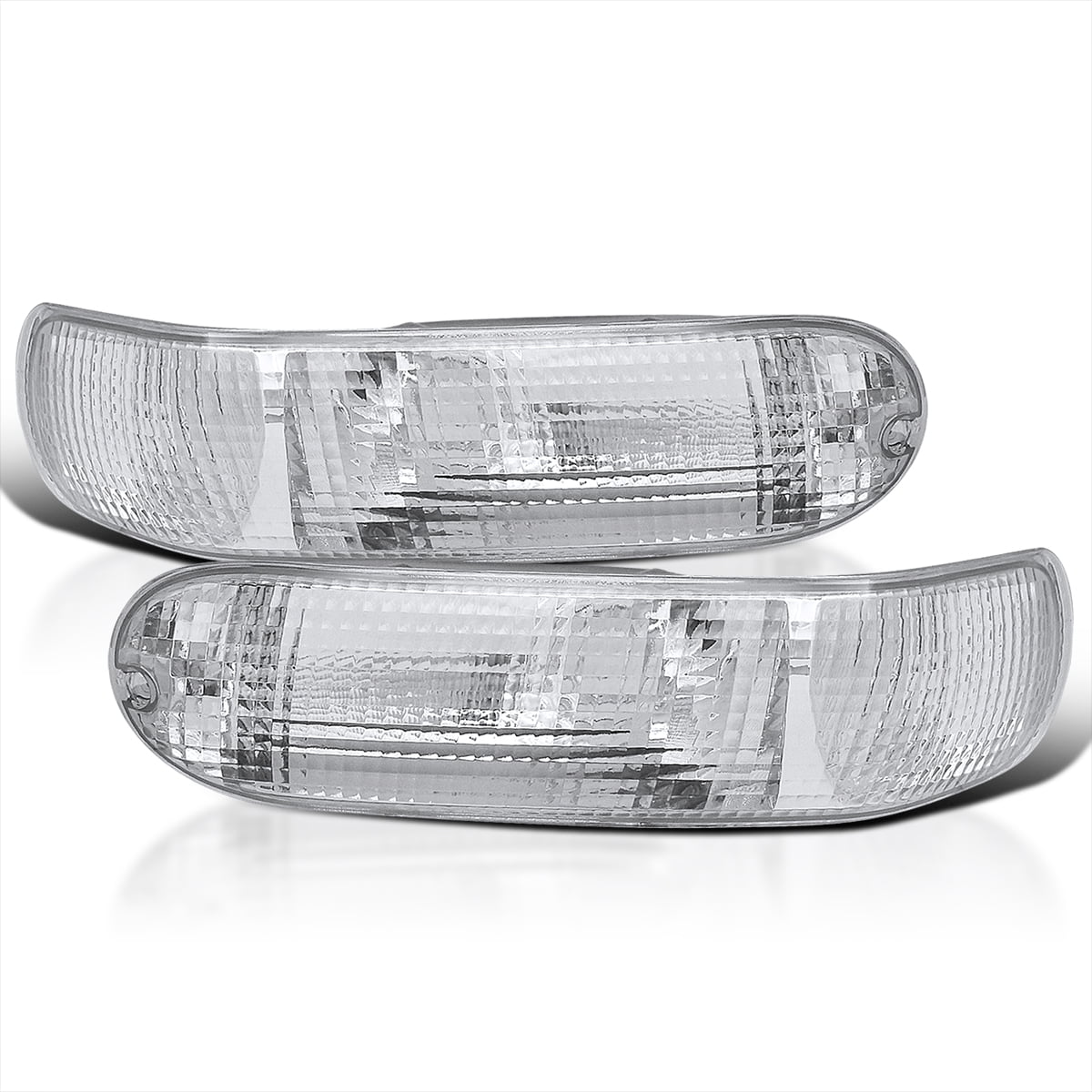 Spec-D Tuning Jdm Clear Rear Bumper Lights Turning Signal Lamps ...