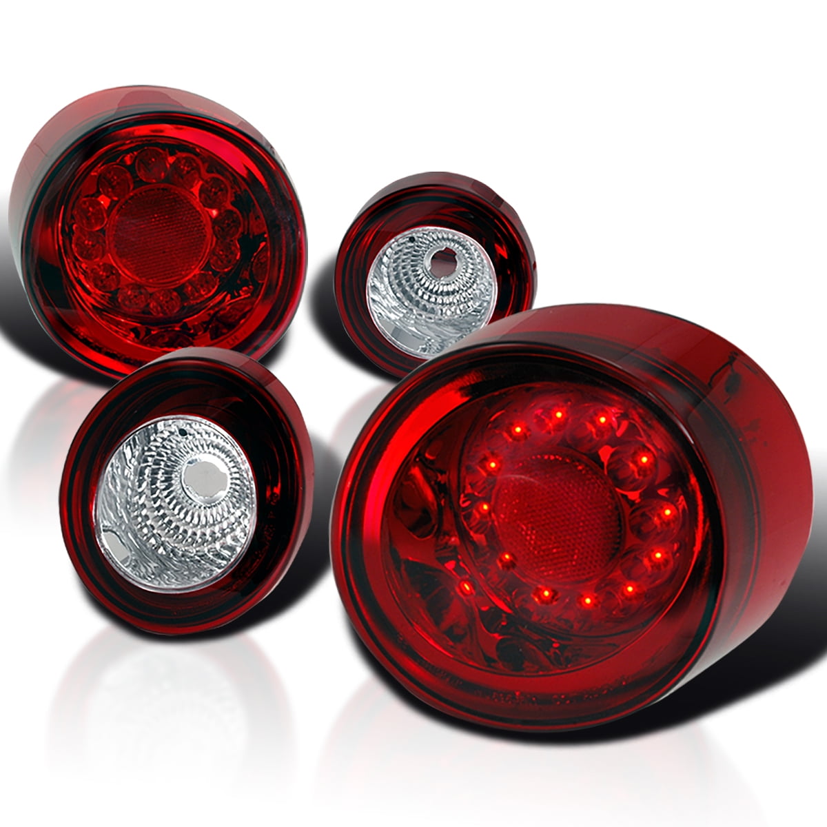 Spec-D Tuning LED 2 Door Tail Lights for 05 to 10 Chevrolet Cobalt- Red ...