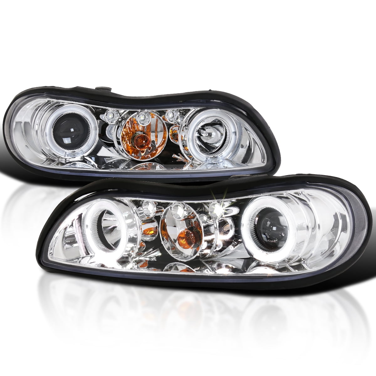 Spec-D Tuning LED Headlights Compatible with 1997-2003 Chevy Malibu ...