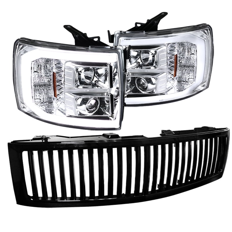 Spec-D Tuning LED Light Bar Chrome Housing Clear Lens Projector ...