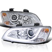 Spec-D Tuning Chrome Projector Headlights with LED Sequential Turn ...