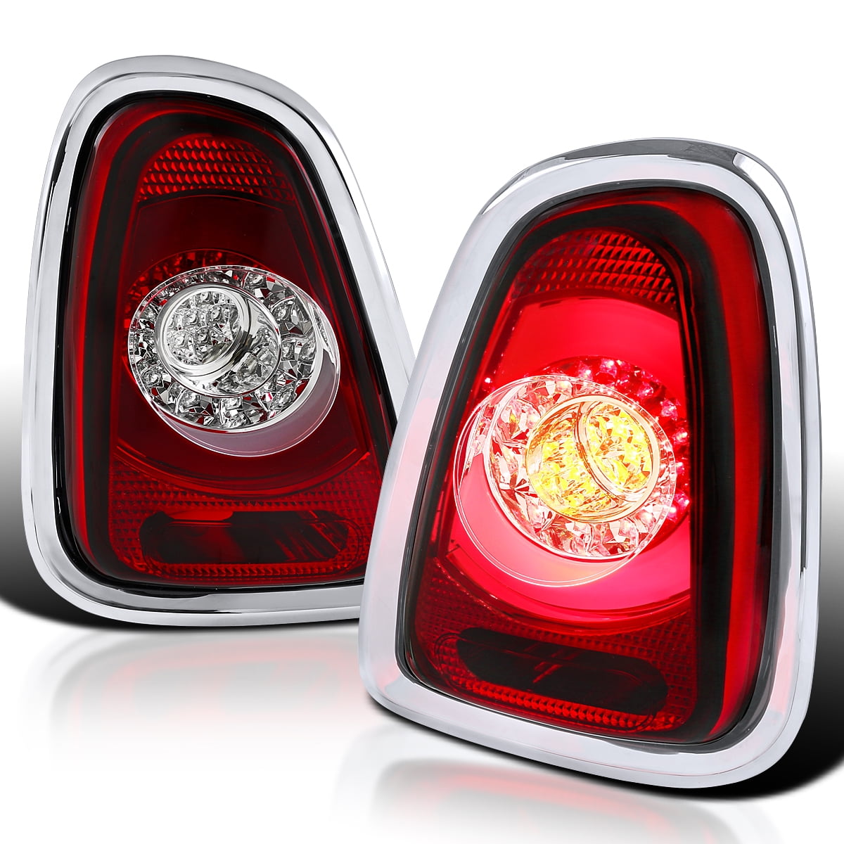 Spec-D Tuning LED Tail Lights, Red Lens, for 2011-2015 Mini Cooper Base ...