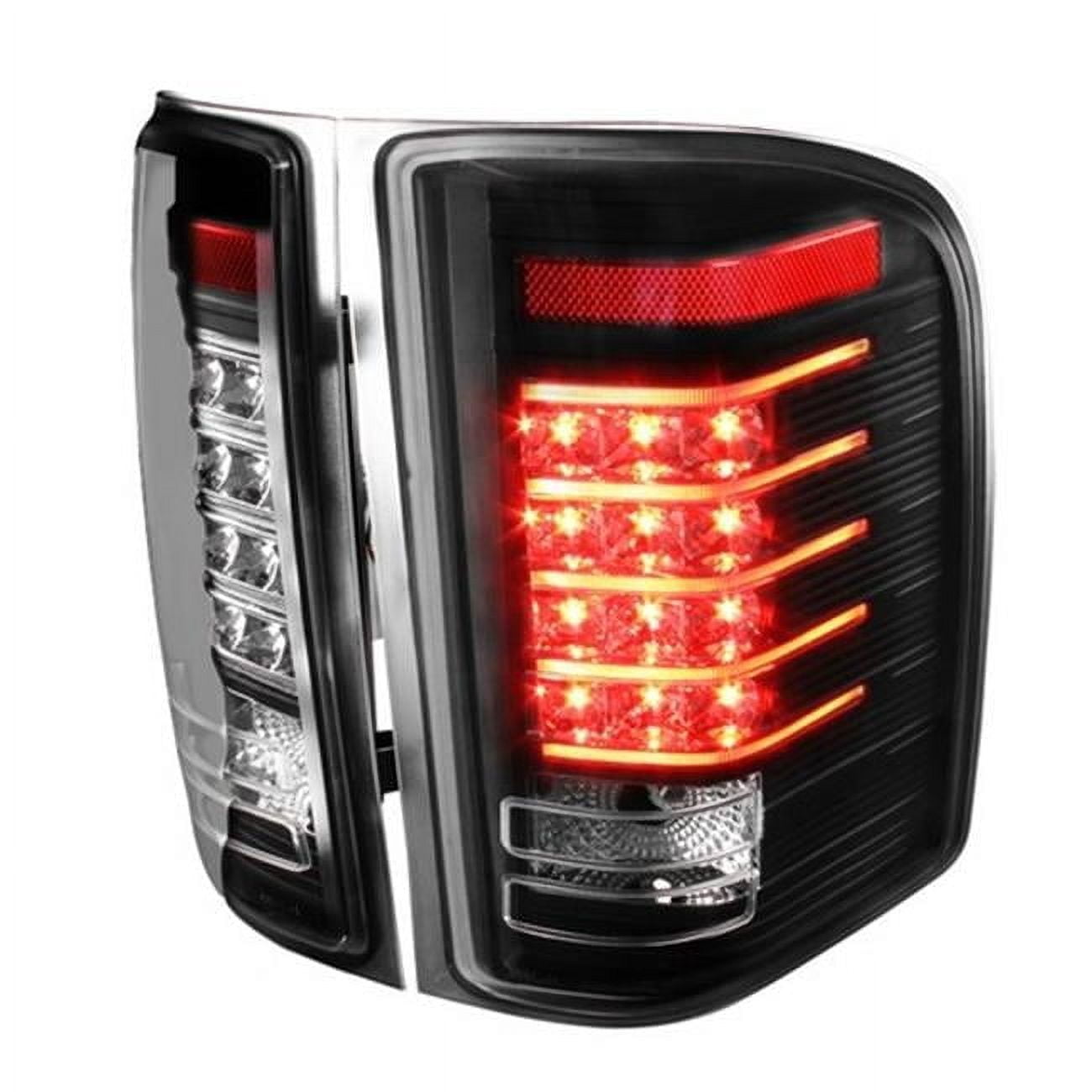 Spec-D Tuning LED Tail Lights for 07 to 13 Chevrolet Silverado- Black ...