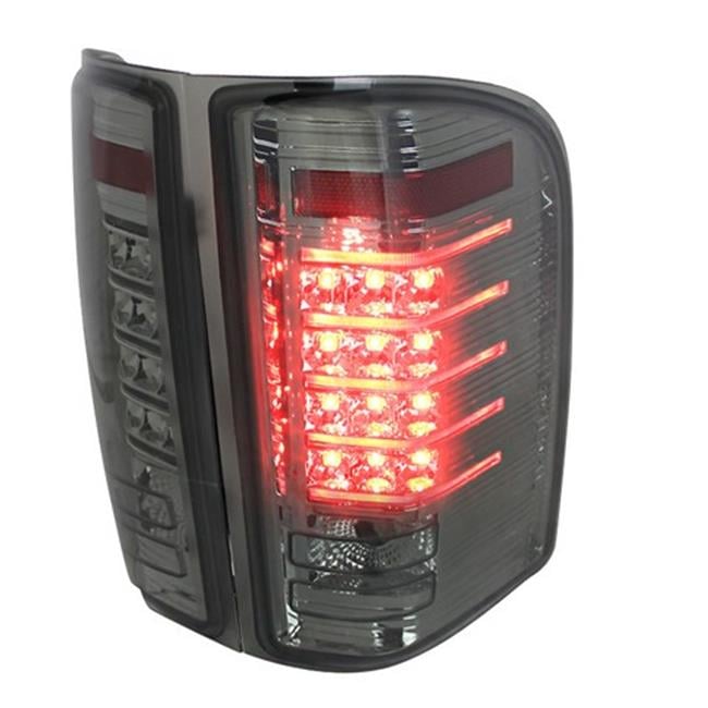 Spec-D Tuning LED Tail Lights for 07 to 13 Chevrolet Silverado, Smoke ...