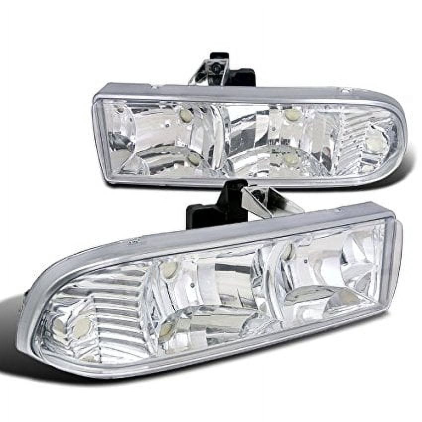 Spec-D Tuning Chevy S10 Euro Clear Headlight Assembly, Chrome Housing ...