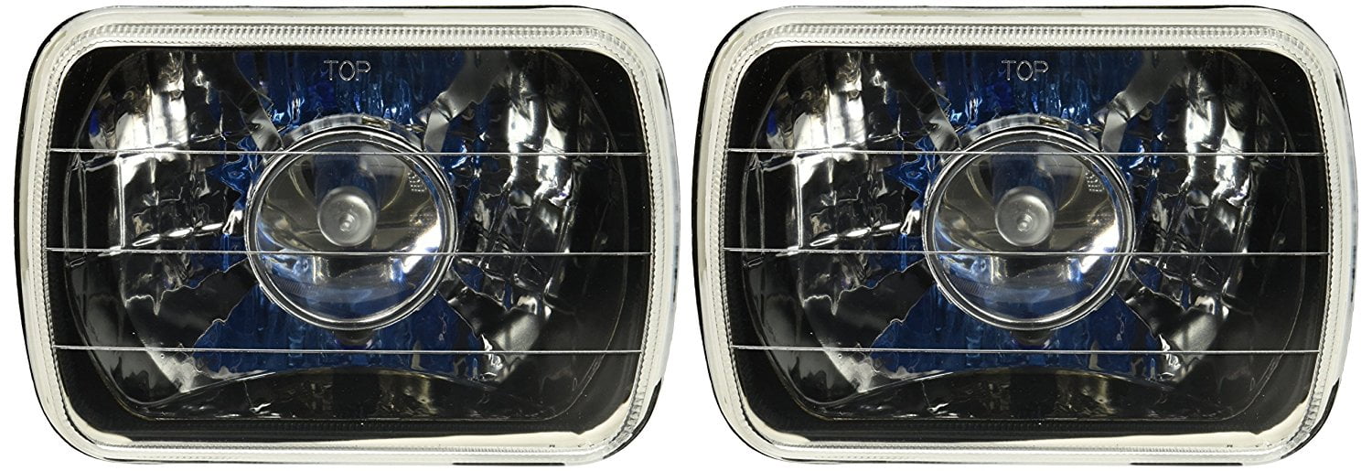 Spec-D Tuning LHP-7X6JM 7x6 Square Black Housing Clear Lens Projector ...