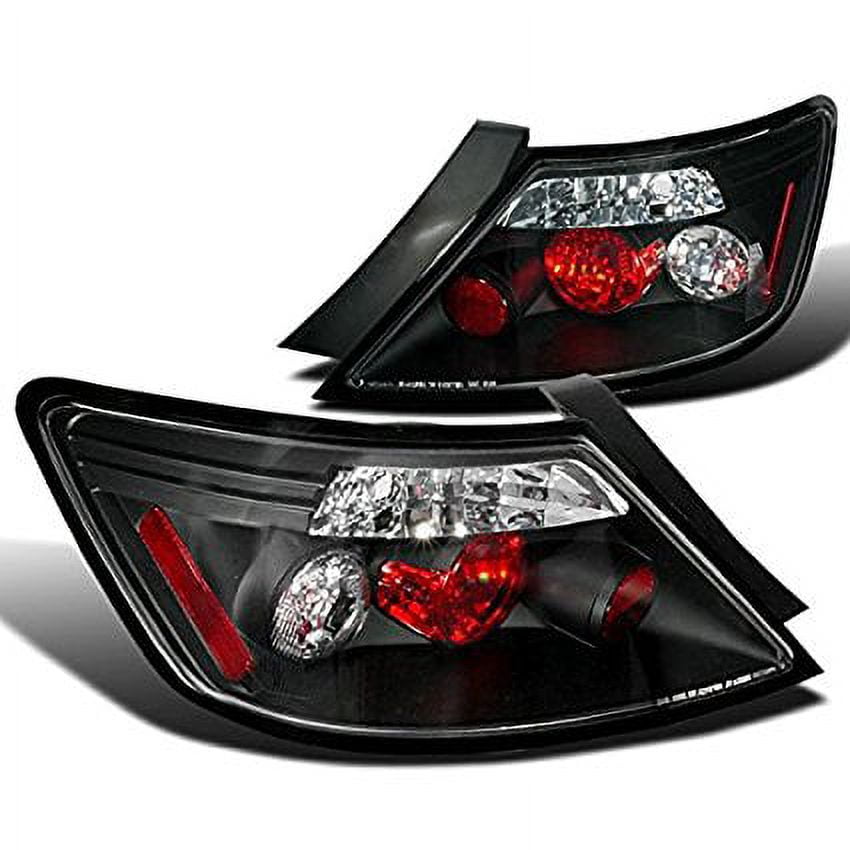 Spec-D Tuning LT-CV062JM-TM Honda Civic 2Dr 2D Tail Lights JDM Black ...