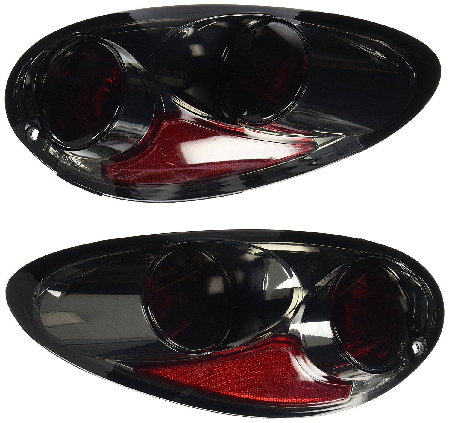 Spec-D Tuning Chrysler PT Cruiser Smoked Tint Tail Lights, Rear Brake ...