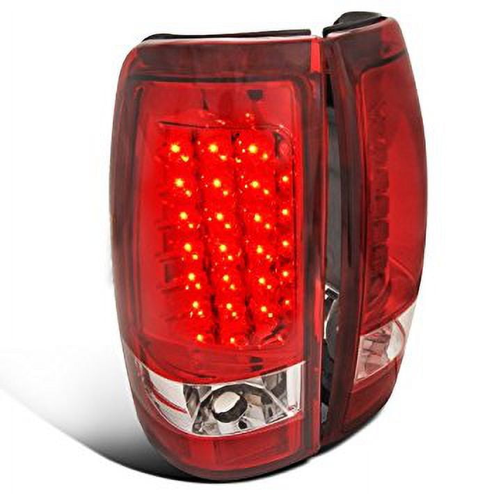 Spec-D Tuning LT-SIV99RLED-TM Chevy Silverado Red Led Tail Lights Lamps ...