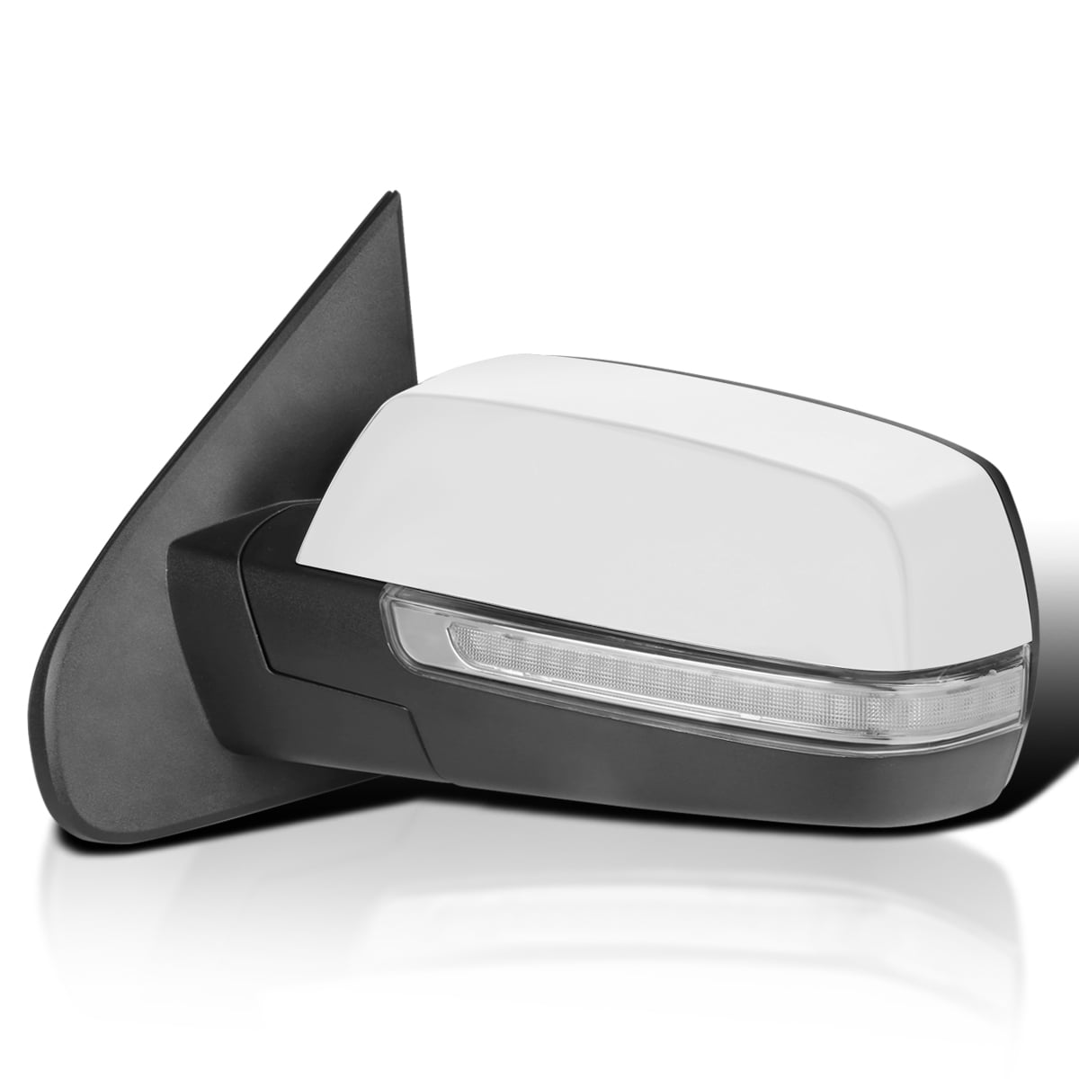 Spec-D Tuning Left Driver Side Chrome Power Folding Mirror w/ LED Turn ...