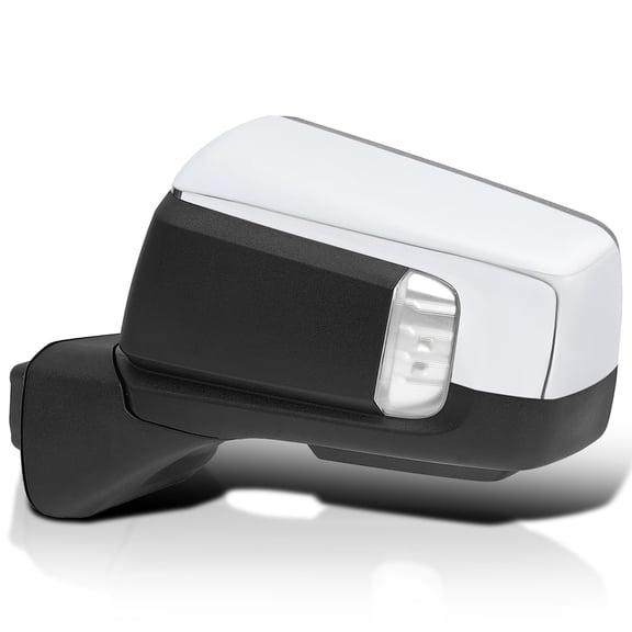 Spec-D Tuning Right Passenger Side Chrome Power Fold Power Heated Side ...