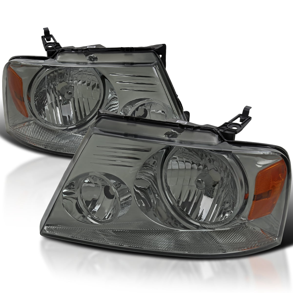 Spec-D Tuning Light Smoke Headlights Compatible with 2004-2008 Ford F ...