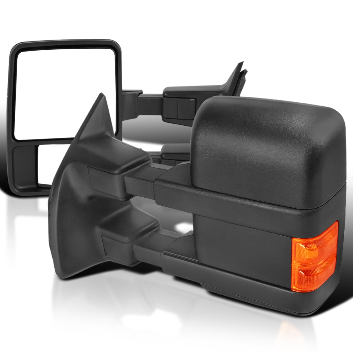 Spec-D Tuning Manual Towing Mirrors w/ LED Signal Compatible with 2008 ...