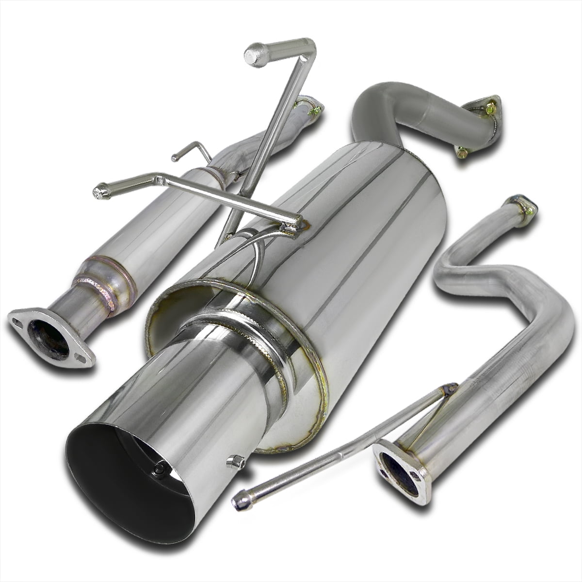 Spec-D Tuning N1 Catback Exhaust Muffler Compatible with 1996-2000 ...