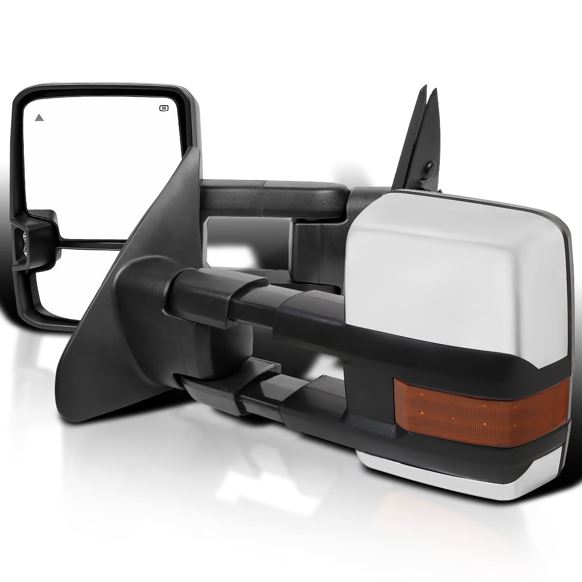 Spec-D Tuning Power Heated Blind Spot Tow Mirrors w/Amber LED Signals ...