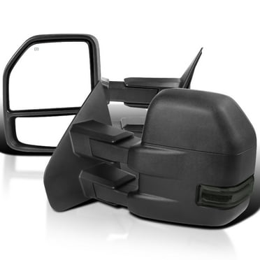 Spec-D Tuning Black Power Heated Tow Mirrors w/ LED Signal, Blind Spot ...