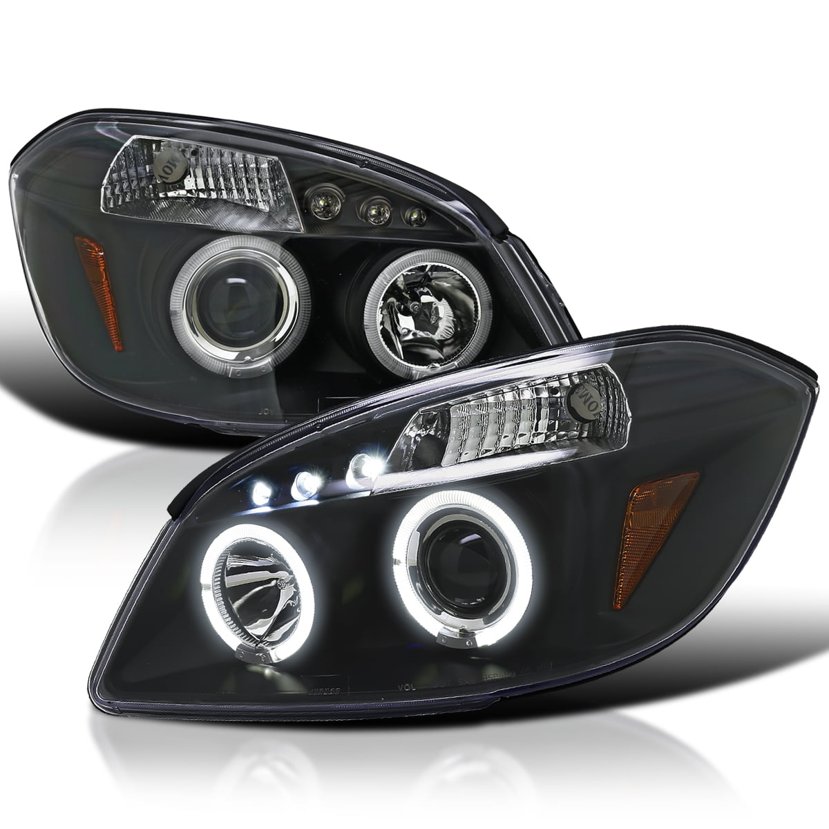 Spec-D Tuning Projector LED Headlights Black Compatible with 2005-2010 ...