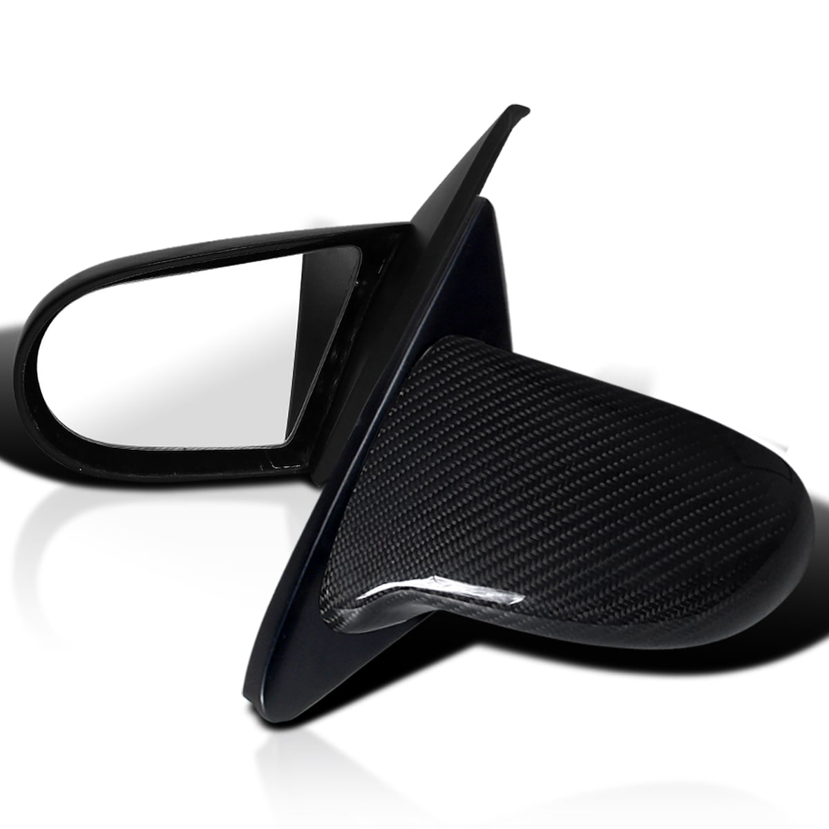 Spec-D Tuning Real Carbon Side Power Mirrors Compatible with 1992-1995 ...