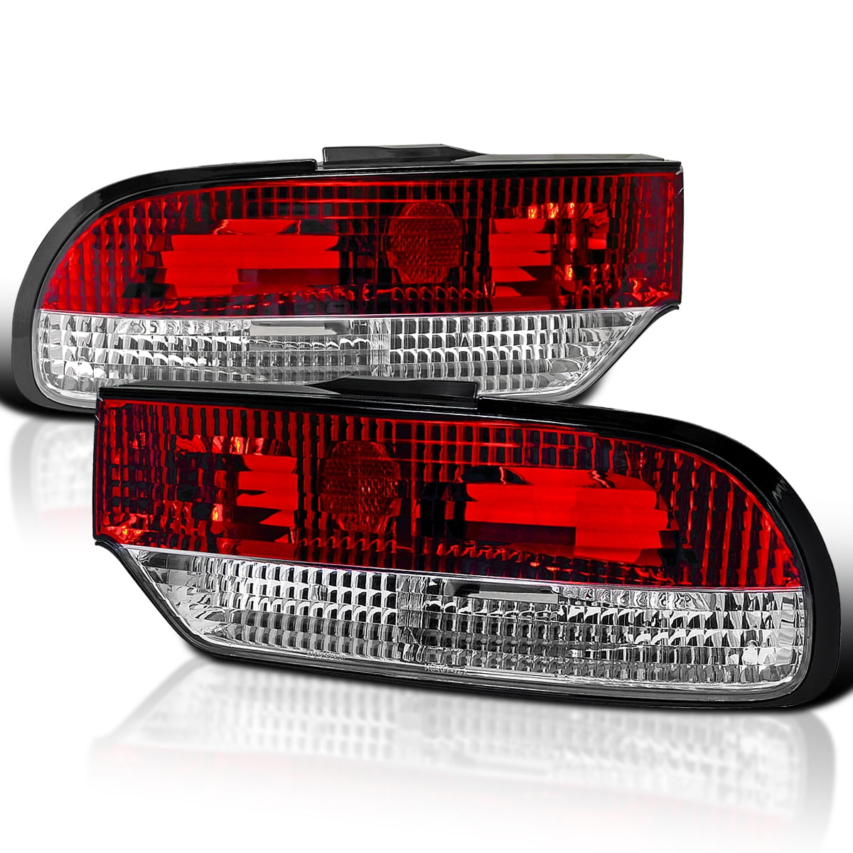 Spec-D Tuning Red Tail Lights Compatible with 1989-1994 Nissan 240SX ...