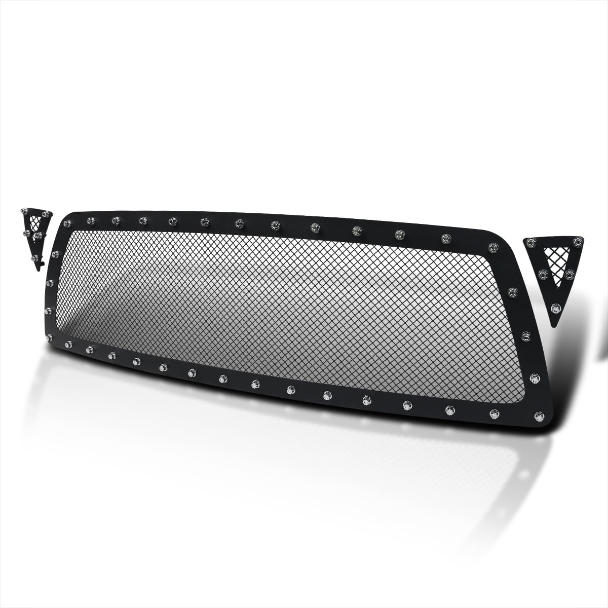 Spec-D Tuning Rivet Mesh Black Upper Main Grille Inserts Compatible ...
