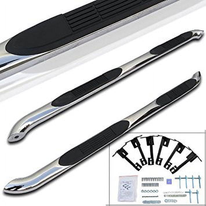 Spec-D Tuning SSB3-H306S2-WB Hummer H3 Chrome 3" Stainless Nerf Bar ...