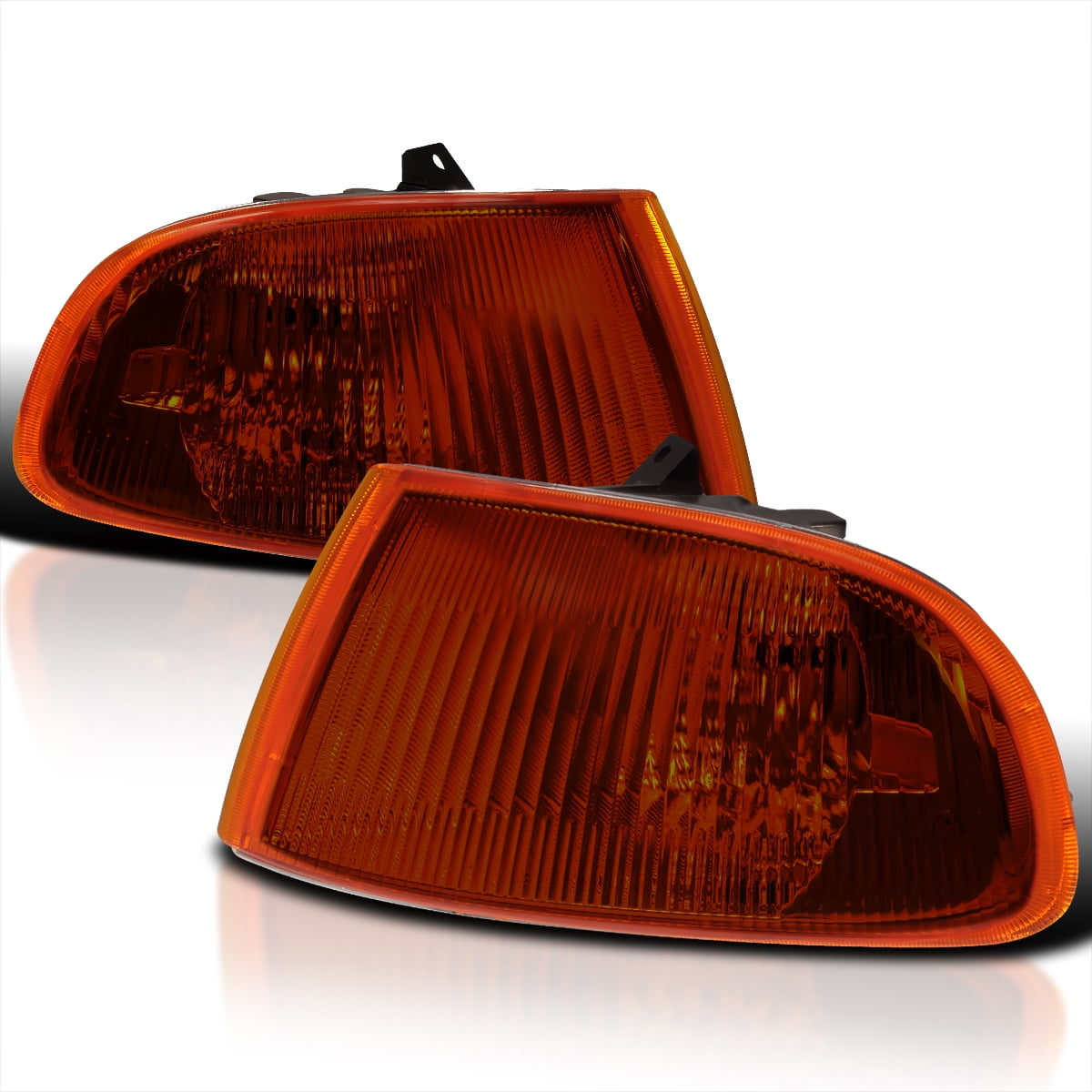 Spec-D Tuning Smoke Amber Lens Corner Lights Compatible with 1992-1995 ...