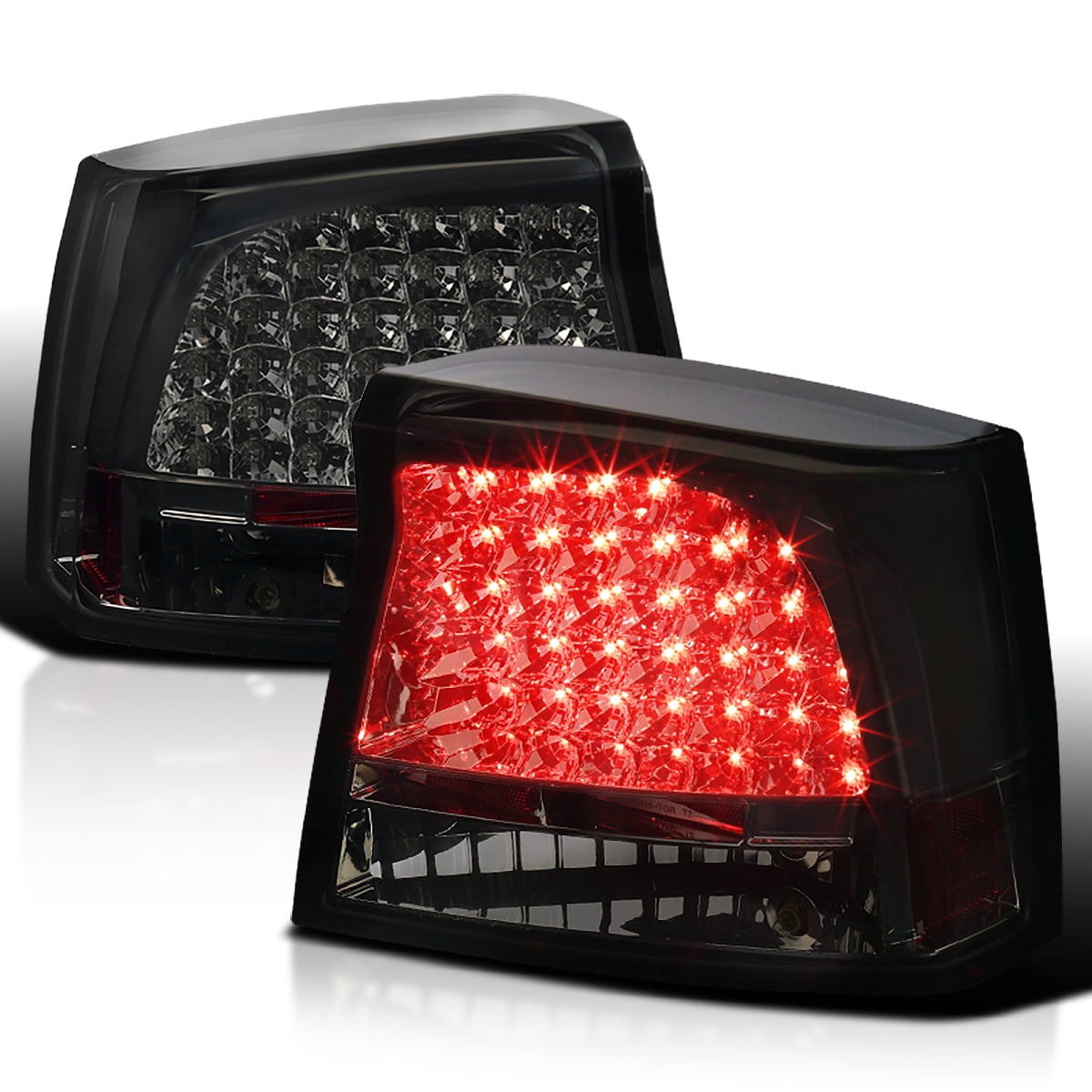 Spec-D Tuning Smoke LED Tail Lights Rear Lamp Compatible with 2005-2010 ...
