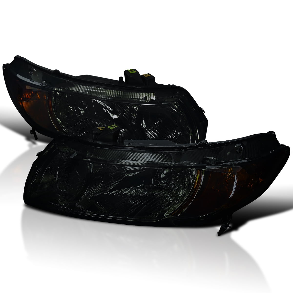 Spec-D Tuning Smoke Lens Headlights Compatible with 2006-2011 Honda ...