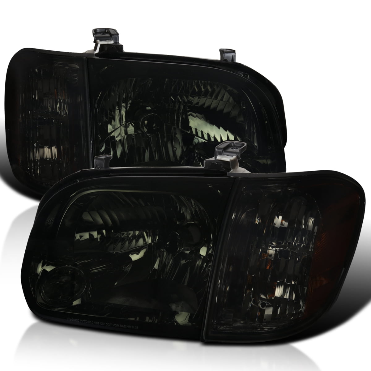 Spec-D Tuning Smoke Lens Headlights + Corner Lights Compatible with ...