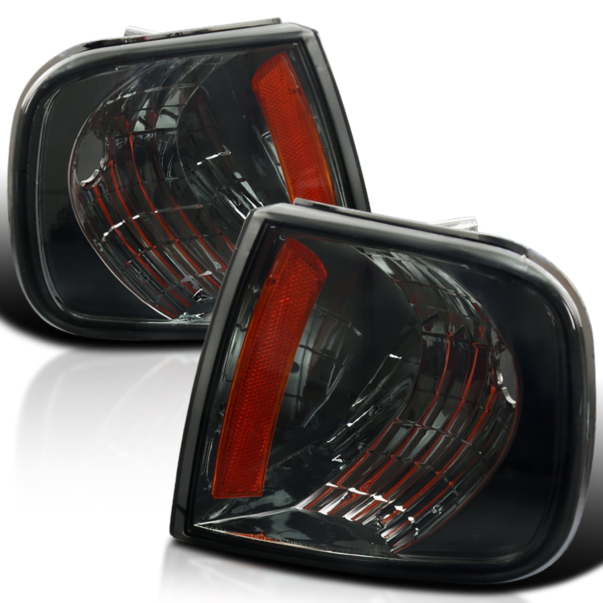 Spec-D Tuning Smoke Signal Corner Lights Compatible with 1997-2003 Ford ...