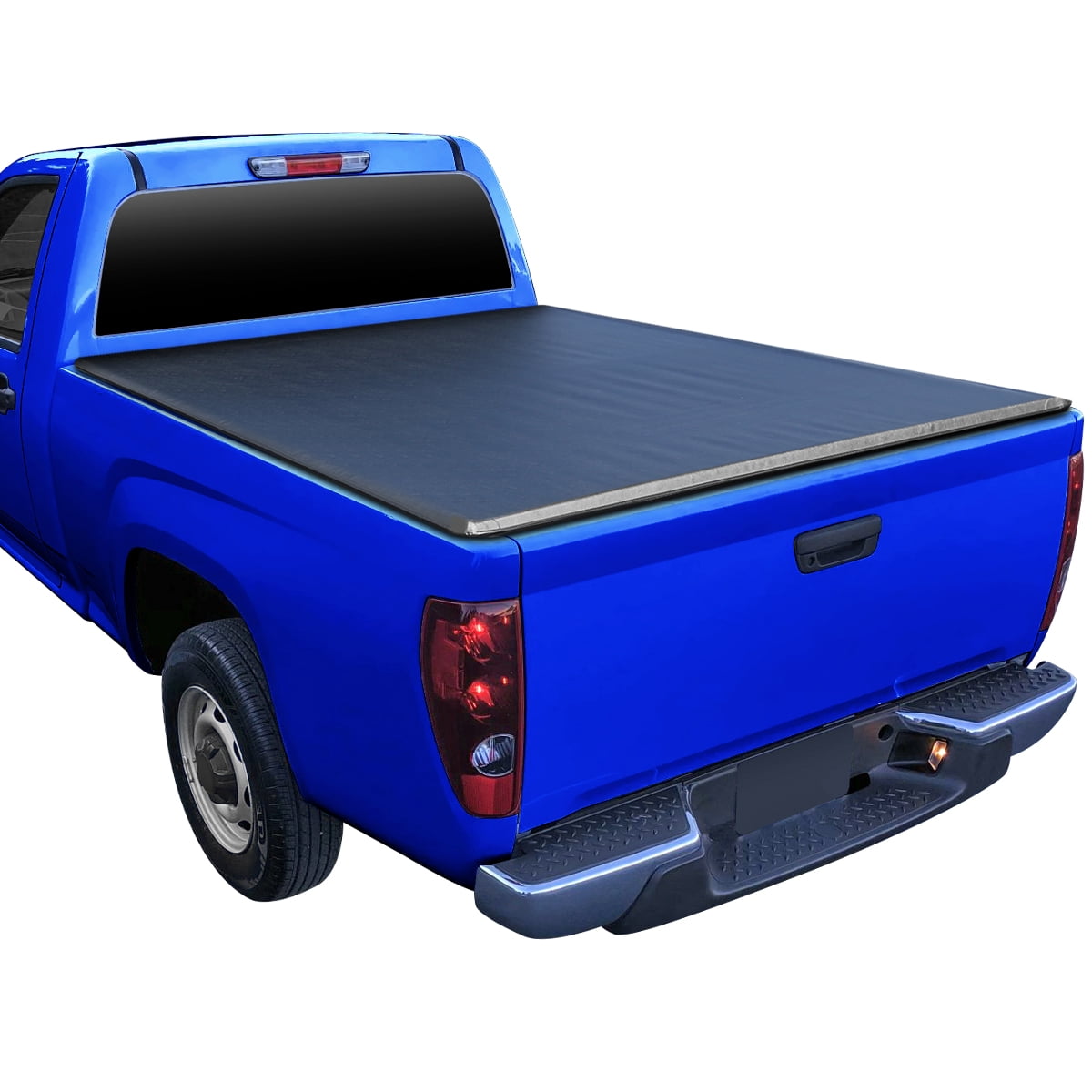 Spec-D Tuning Soft Roll-Up Tonneau Cover Compatible with 2004-2012 ...