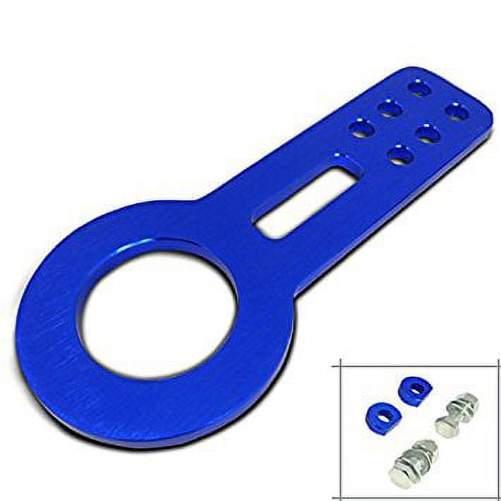 Spec D Tuning Tow 9003rd Red Anodized Aluminum Billet Style Rear Tow