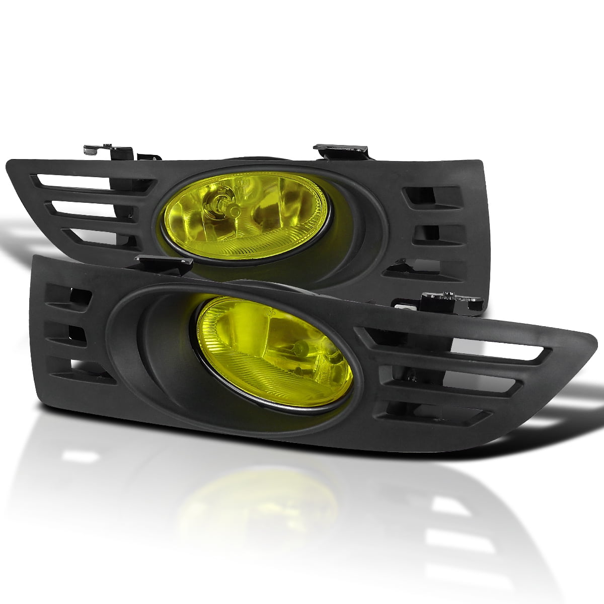 Spec-D Tuning Yellow Driving Fog Lights + H11 Bulbs Compatible with ...